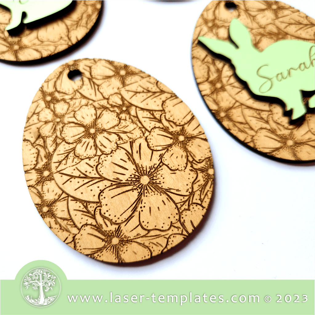 Rattan Easter Egg Bundle Template – Laser Ready Templates