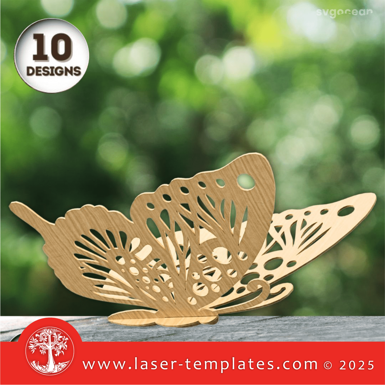 Laser Cut Hand Drawn 3mm Flower Box Template, Download Vector Designs ...
