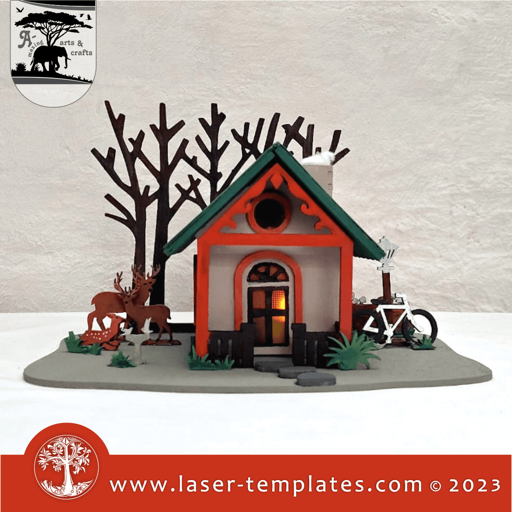 3D-DIY Bushveld House Kit – Laser Ready Templates