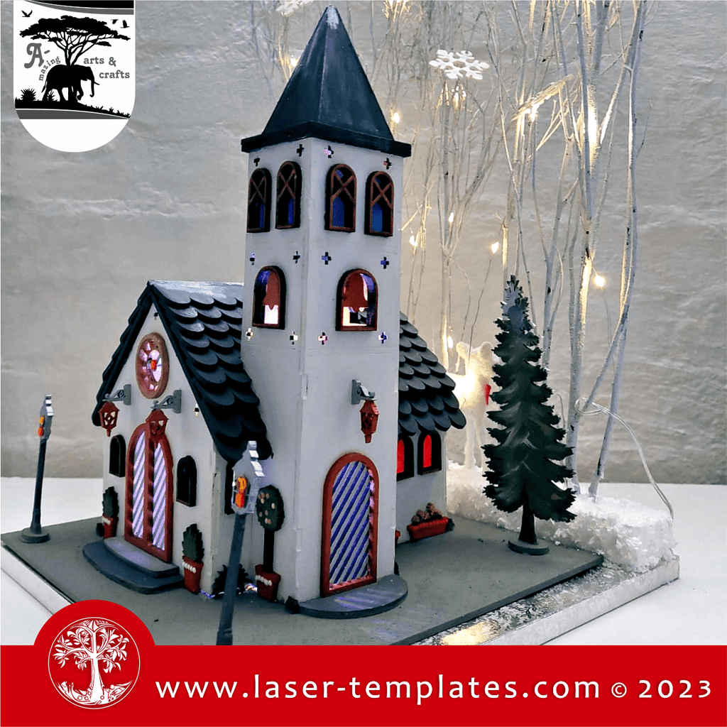 3D-DIY Church Kit – Laser Ready Templates