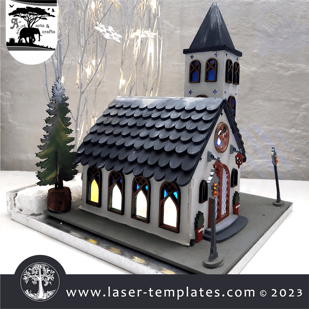3D-DIY Church Kit – Laser Ready Templates