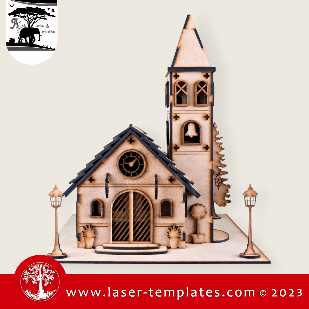 3D-DIY Church Kit – Laser Ready Templates