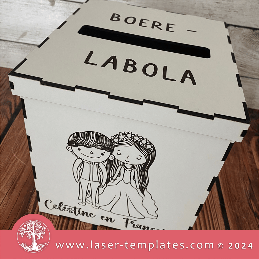 Boere Labola Wedding Box – Laser Ready Templates