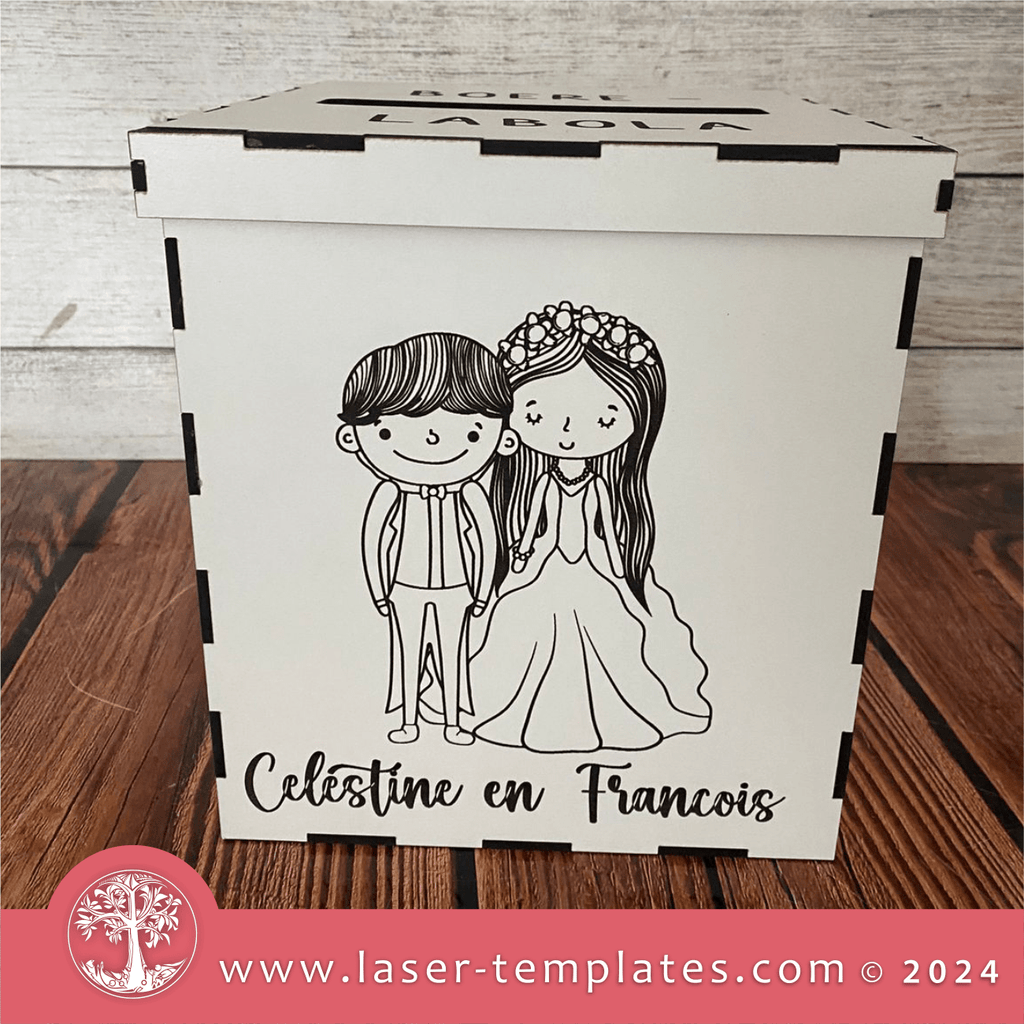 Boere Labola Wedding Box – Laser Ready Templates