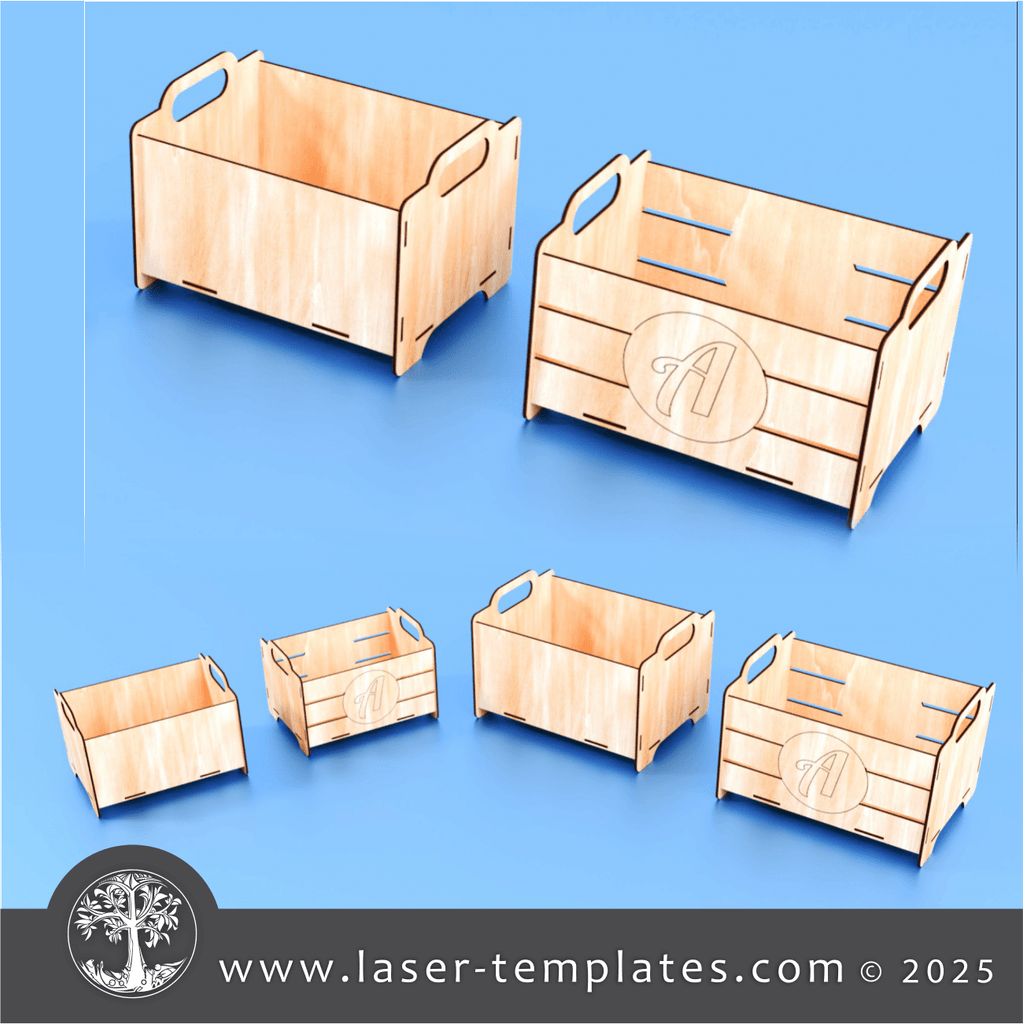 Carry Basket – Laser Ready Templates