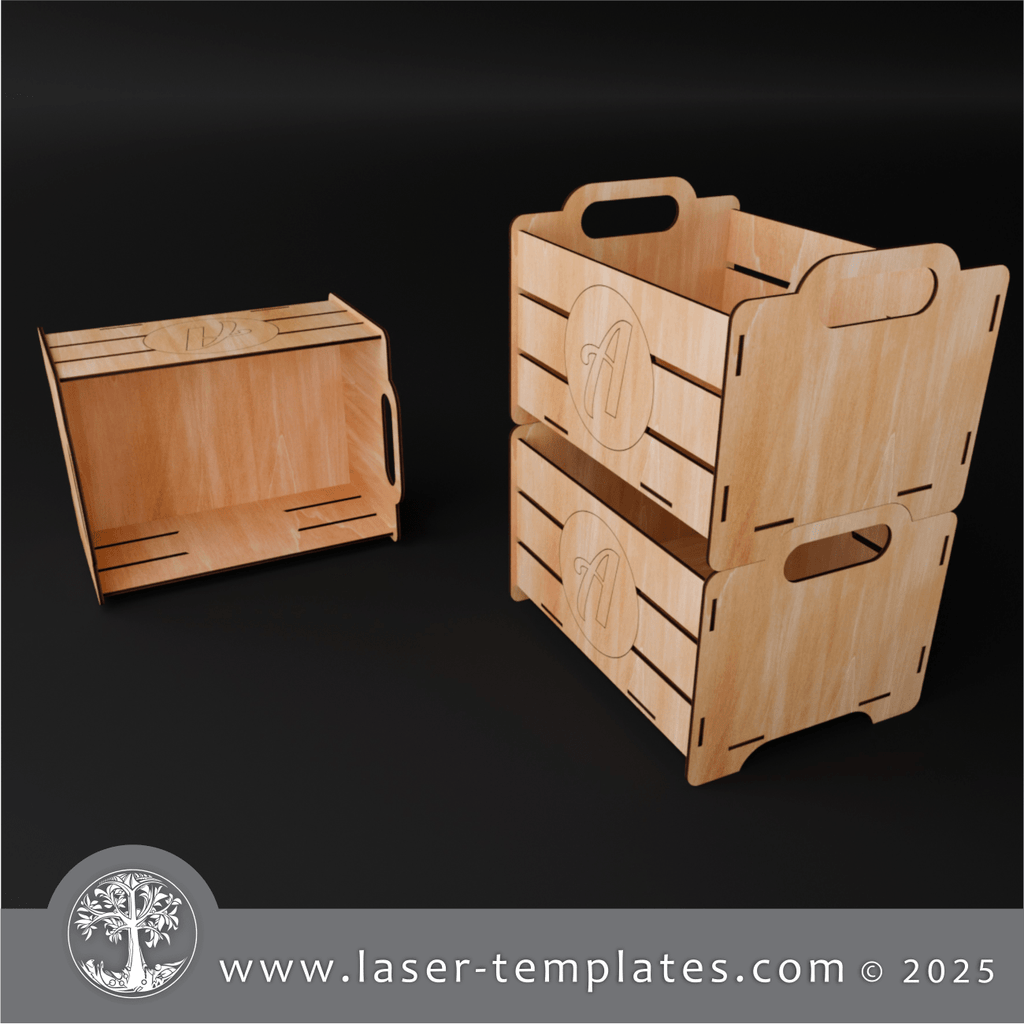 Carry Basket – Laser Ready Templates