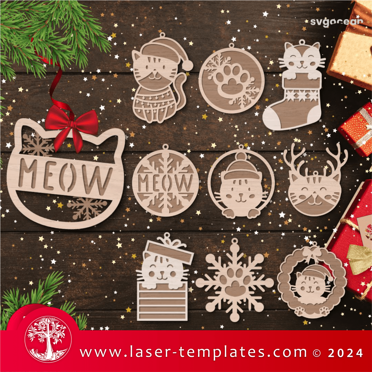Laser Cut Tray Set Of 3 Template, Download Laser Ready Vector Designs ...