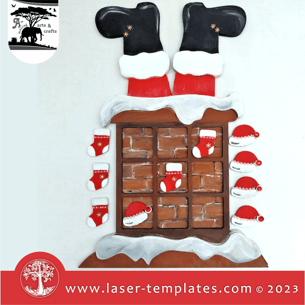 Christmas Tic Tac Toe – Laser Ready Templates