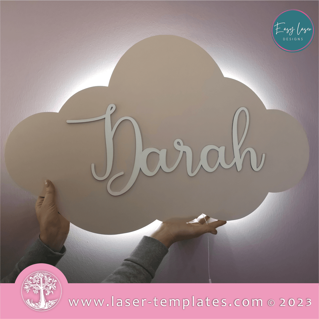 Cloud Light – Laser Ready Templates