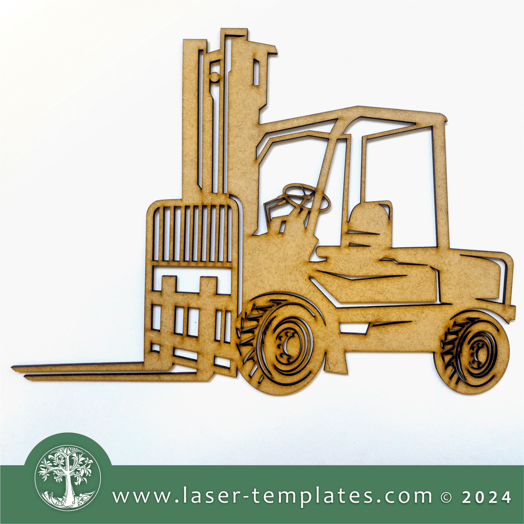Forklift – Laser Ready Templates