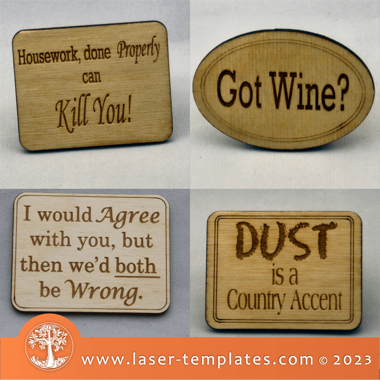 Fridge Magnets – Laser Ready Templates
