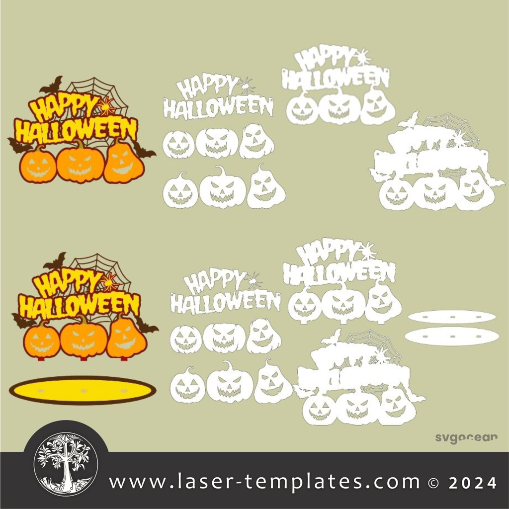 Halloween Sign – Laser Ready Templates