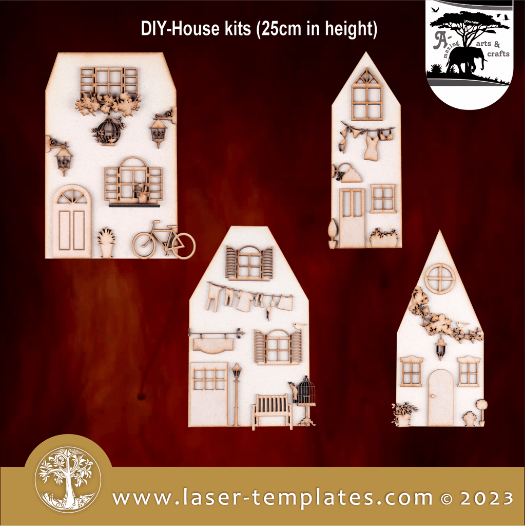 Home Fronts DIY Kit Bundle 5 – Laser Ready Templates
