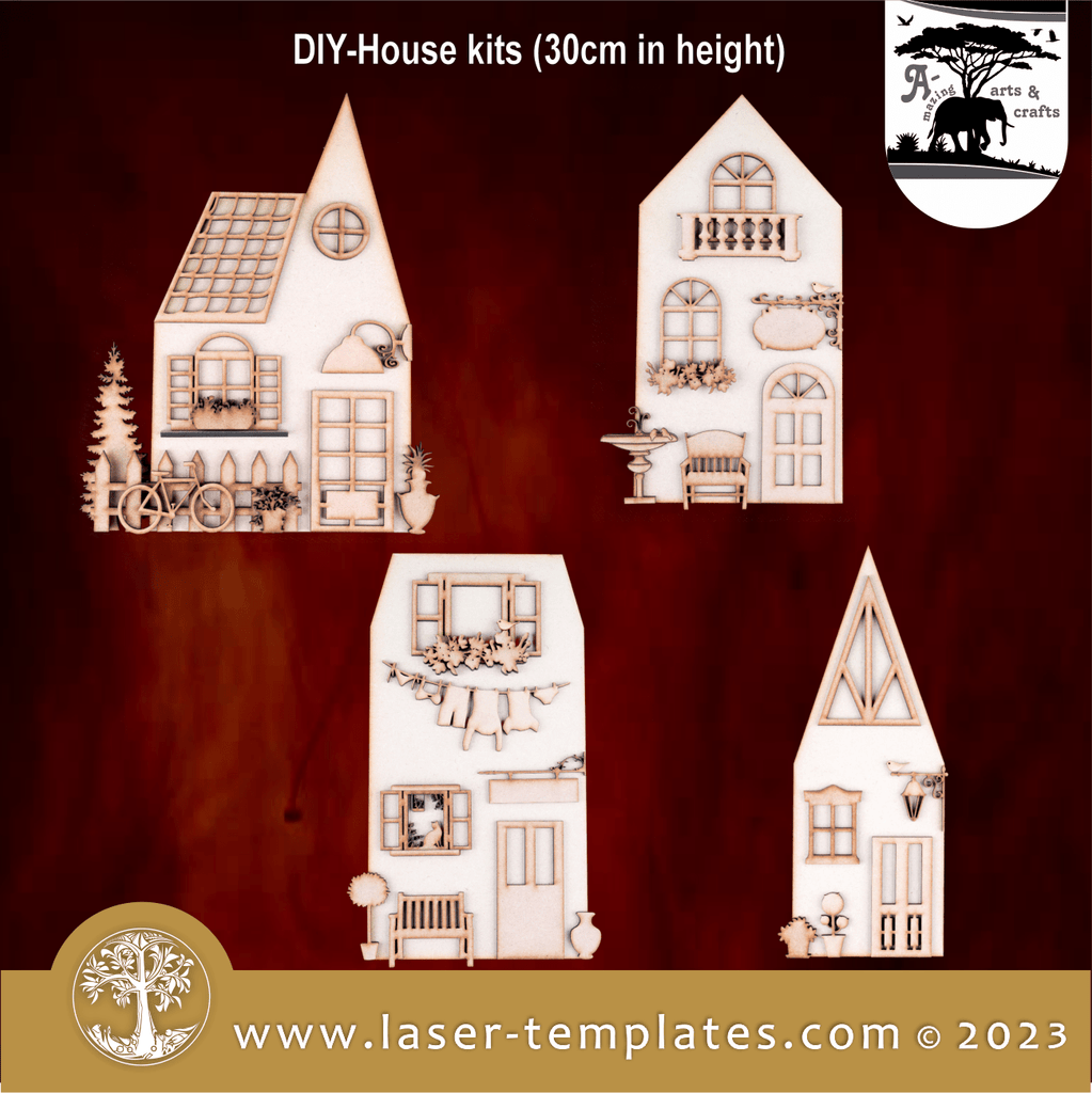 Home Fronts DIY Kit Bundle 6 – Laser Ready Templates