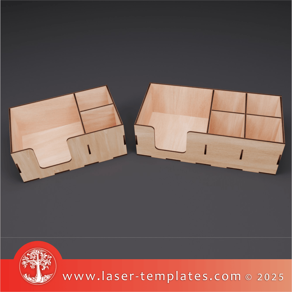 Napkin and Condiment Holder – Laser Ready Templates