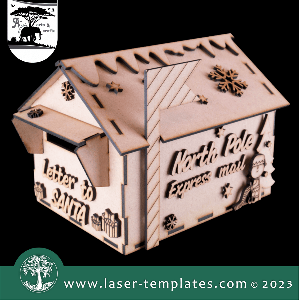 Santa's Letter Box – Laser Ready Templates