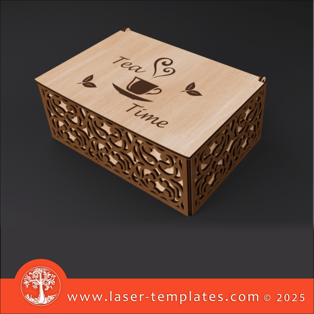 Tea Box – Laser Ready Templates