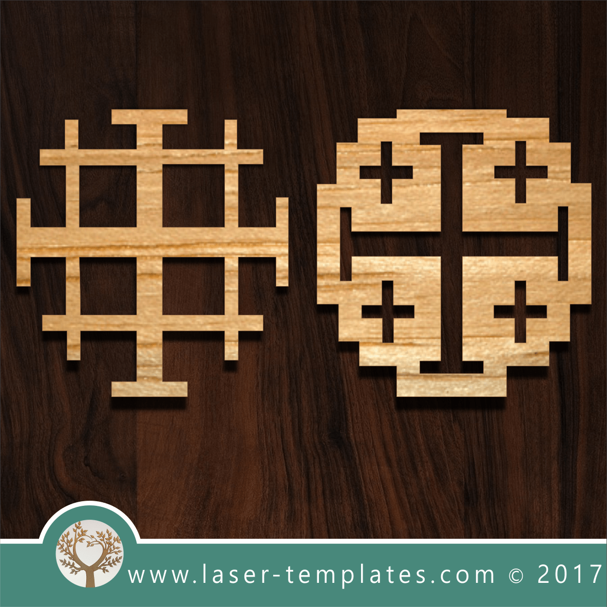 Laser cut cross template, pattern, design. Free vector designs every ...