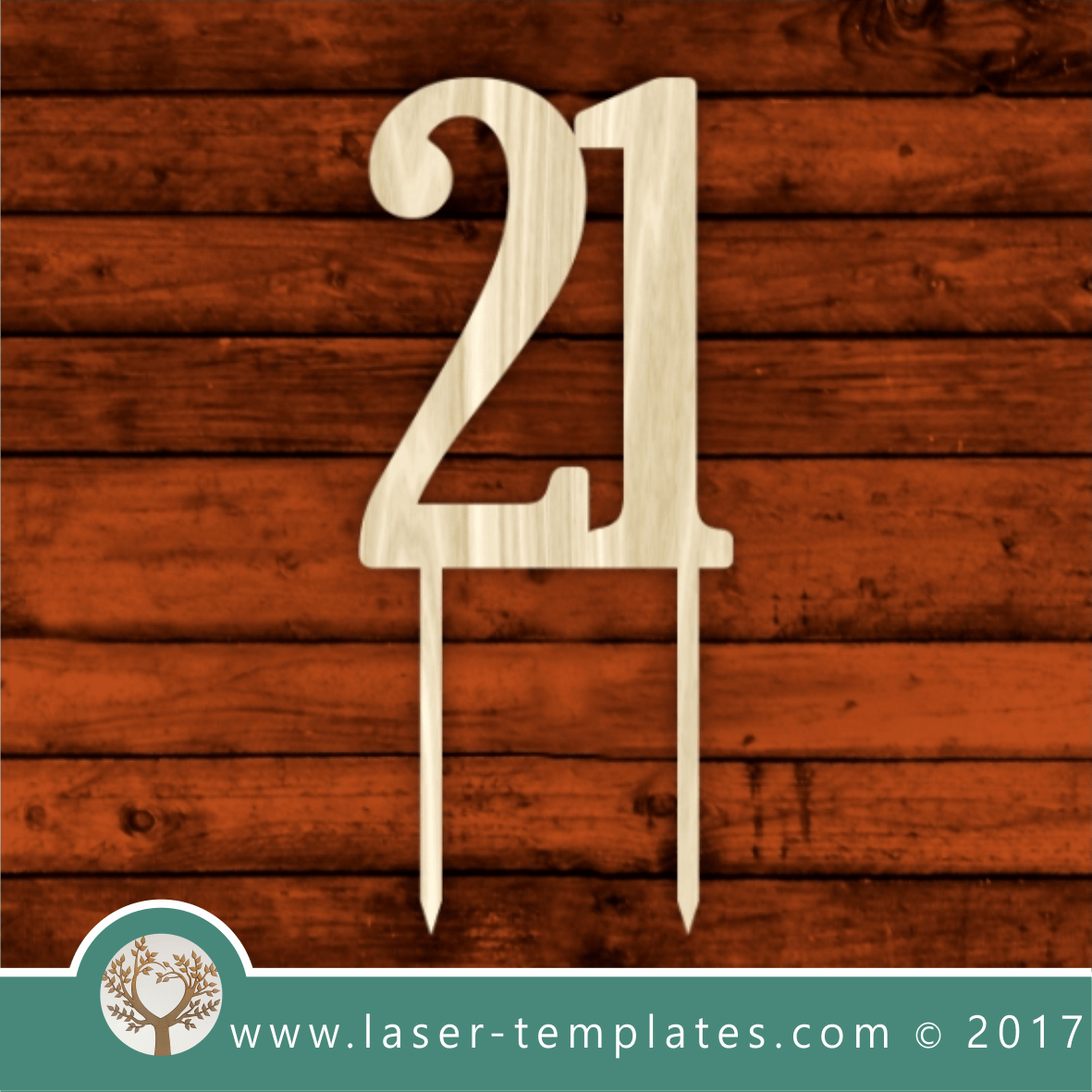 21st birthday key template. Laser cut online store – Laser Ready Templates