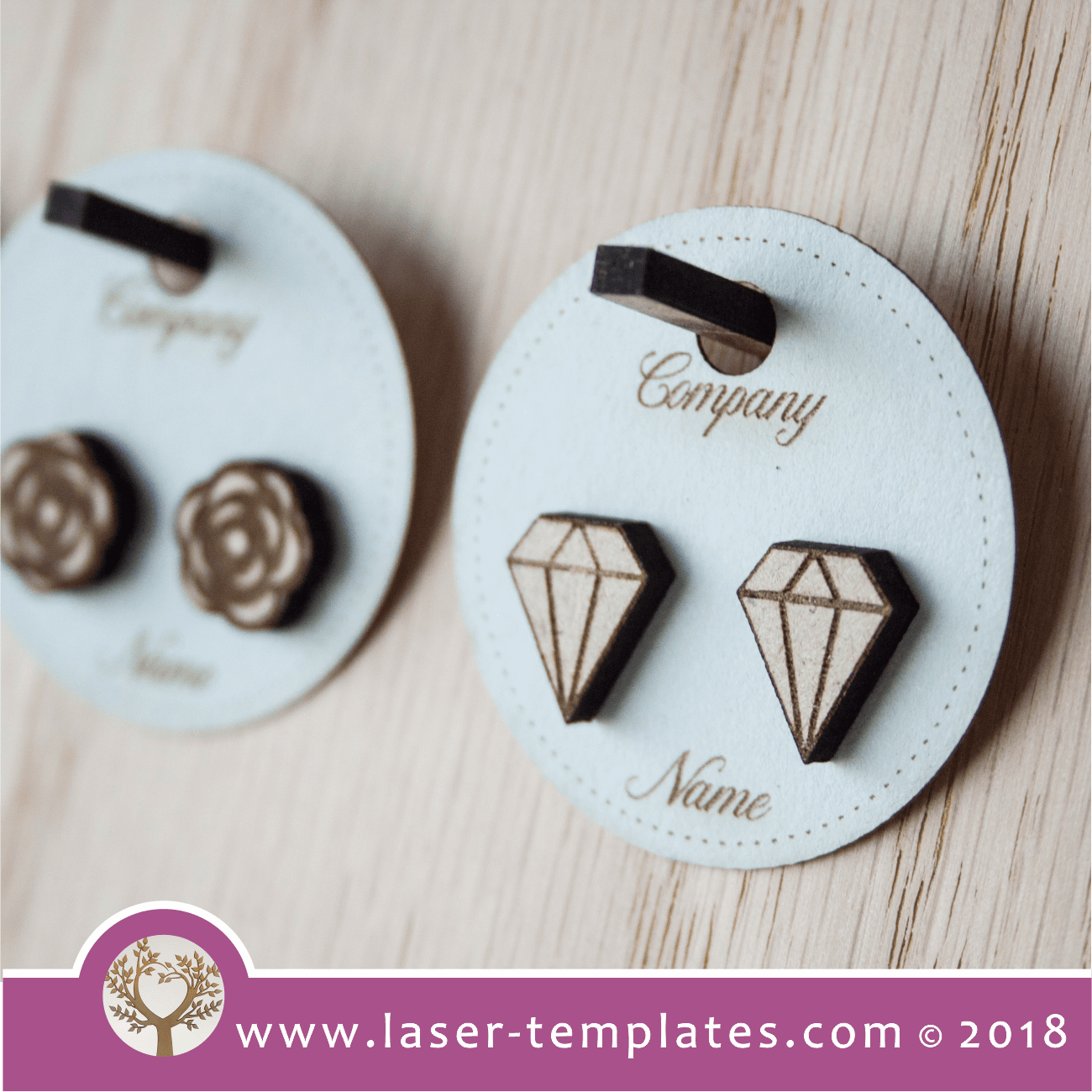 Laser Cut Template - 28 Earring Sets with 3mm Stand. Buy designs online ...