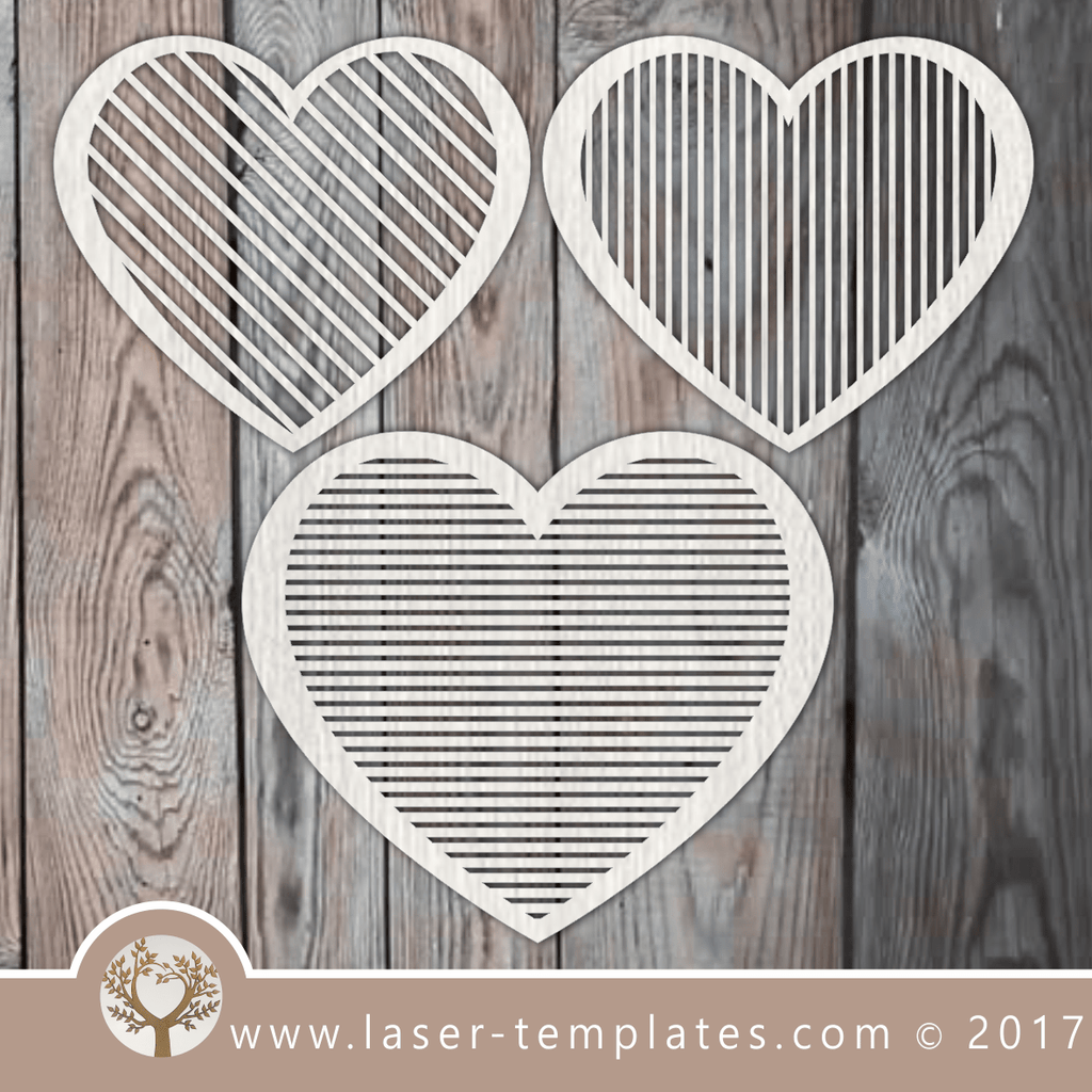 Heart template laser cut online store, free vector designs every day. 3 ...