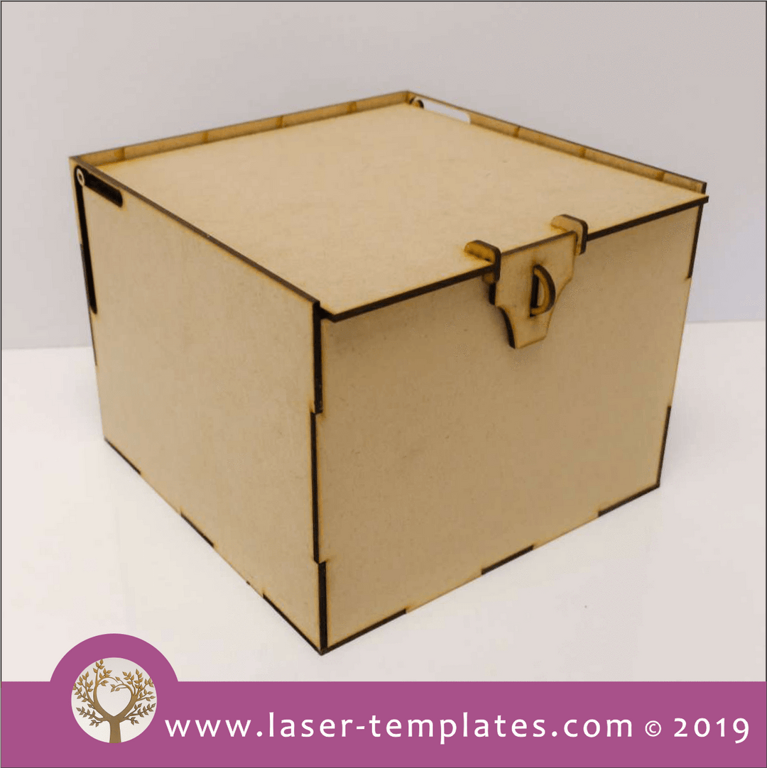 Laser Cut template for 3D 3mm Envelope Box & lock mechanism – Laser ...