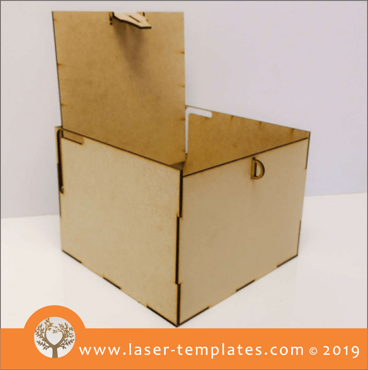 Laser Cut template for 3D 3mm Envelope Box & lock mechanism – Laser ...
