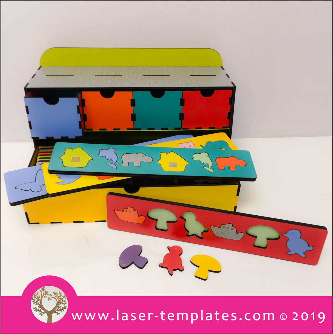 Laser cut Puzzle Templates, Shop Online Vector Designs. – Laser Ready ...
