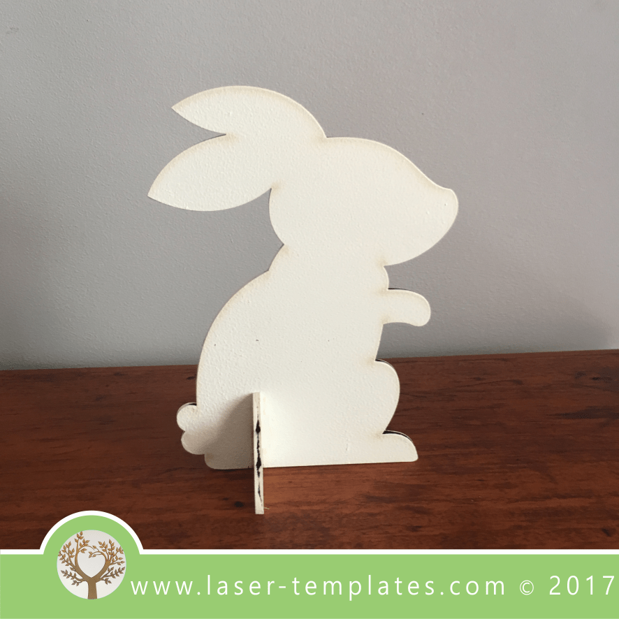 Laser Cut 3D Bunny Template, Download Laser Ready Vector Designs ...