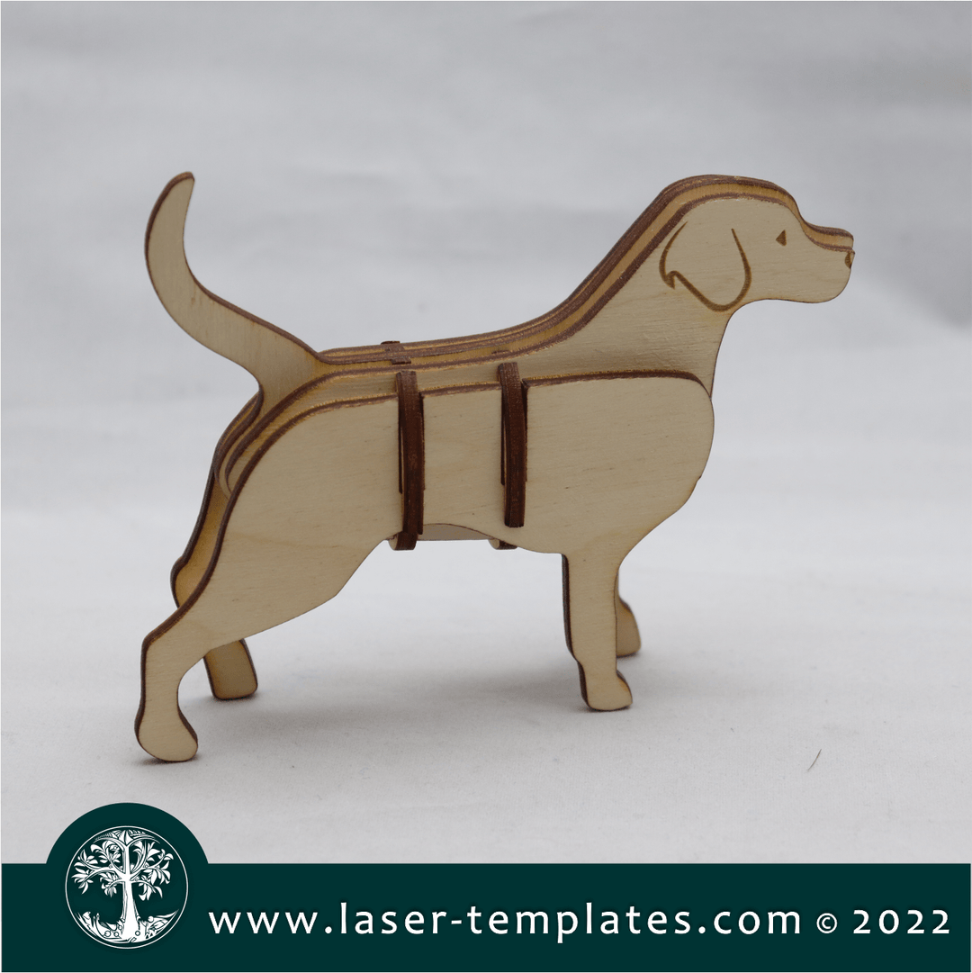 3D Dog – Laser Ready Templates