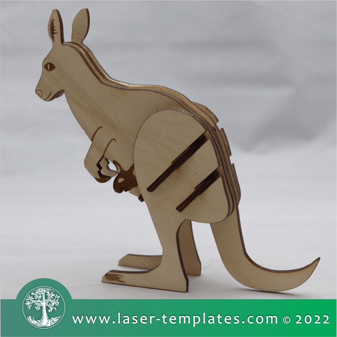 3D Kangaroo – Laser Ready Templates