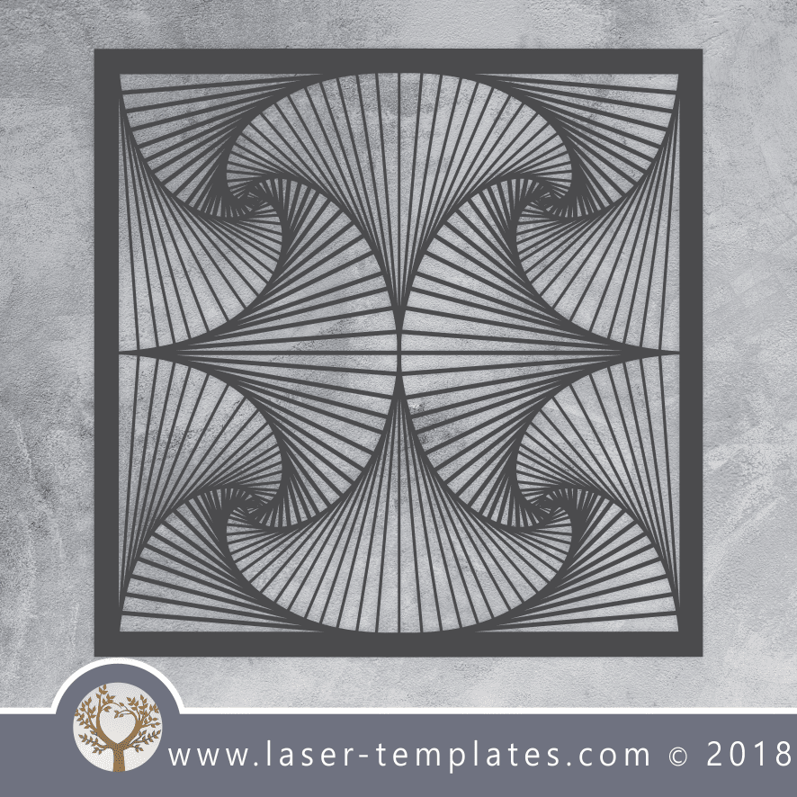 Laser Ready 3D Optical Illusion Wall Art 1 Vector Template – Laser ...