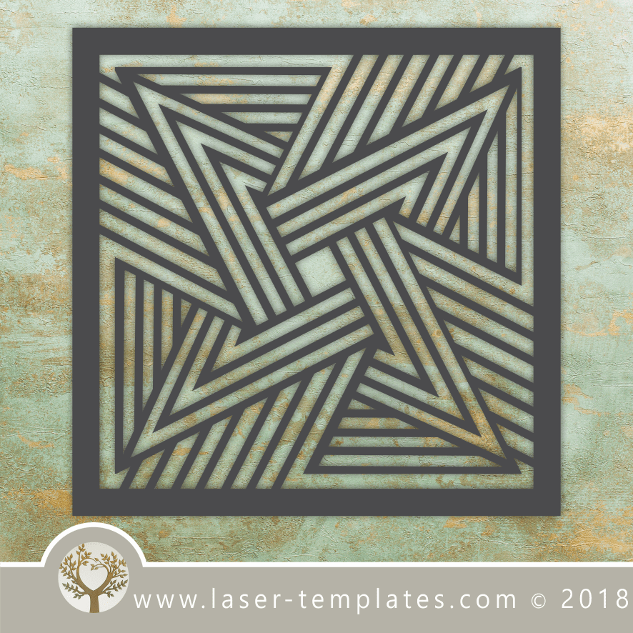 Laser Ready 3D Optical Illusion Wall Art 5 Vector Template – Laser ...
