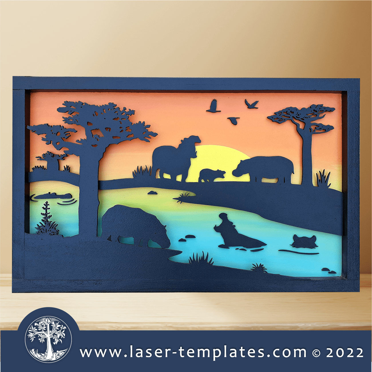 Laser cut Wild Animals Template Collection from Laser Ready Templates ...