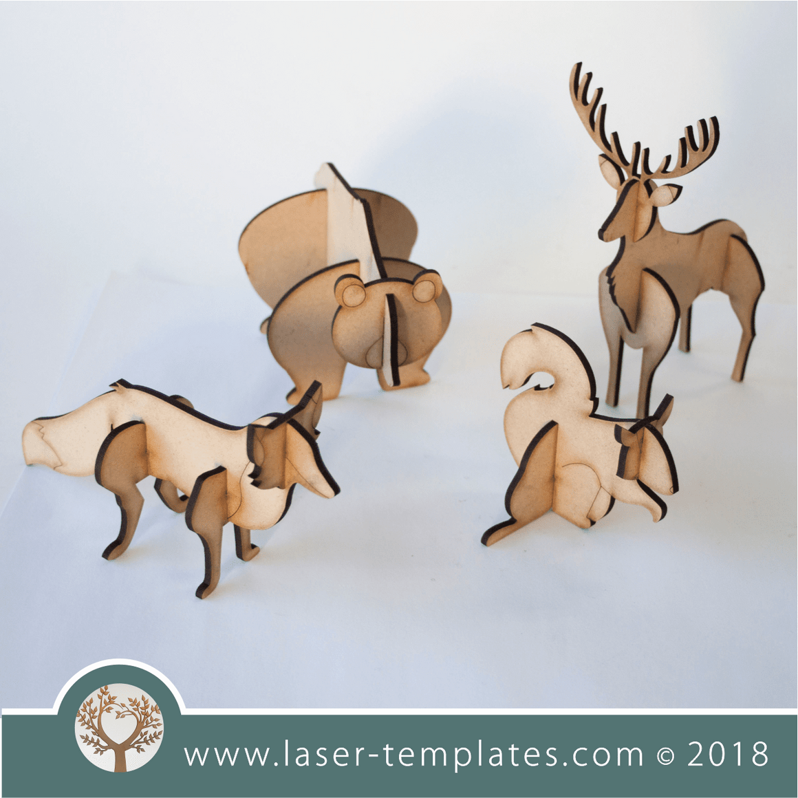 3D Laser Cut Model Template Collection. Download Vector files. – Tagged ...