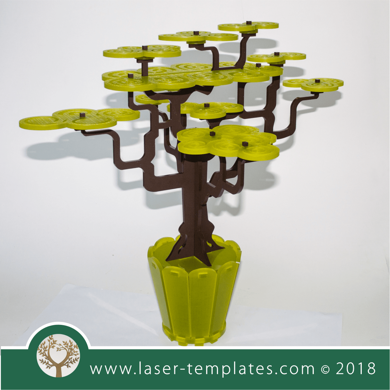 Laser Cut 3mm Bonzai Tree Template. Shop Designs Online – Laser Ready ...