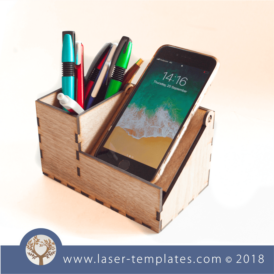 Laser cut cell phone Docking station, download vector drawings – Laser ...