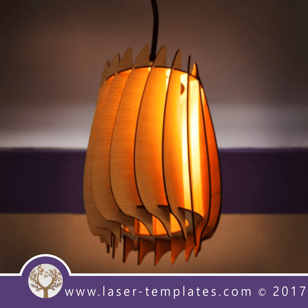 Laser cut lampshade template, download vector design. – Laser Ready ...