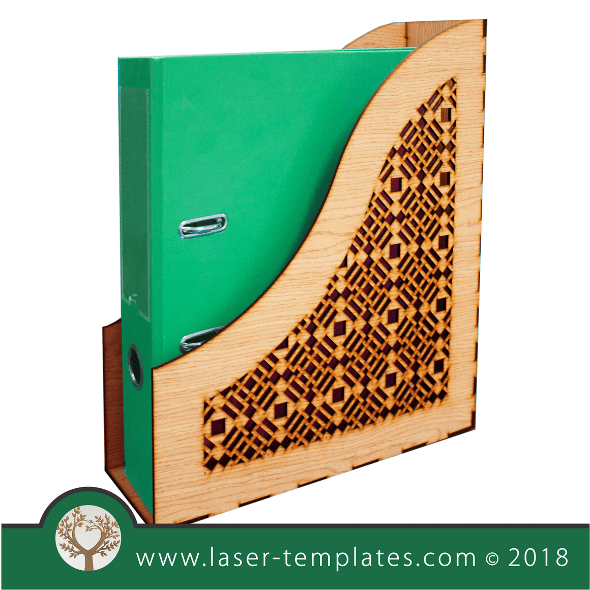 Laser cut template - 3mm Lever Arch File holder – Laser Ready Templates