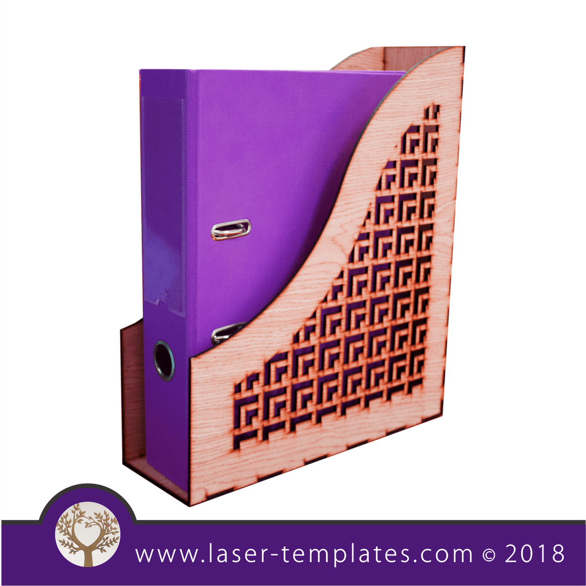 Laser cut template - 3mm Lever Arch File holder – Laser Ready Templates