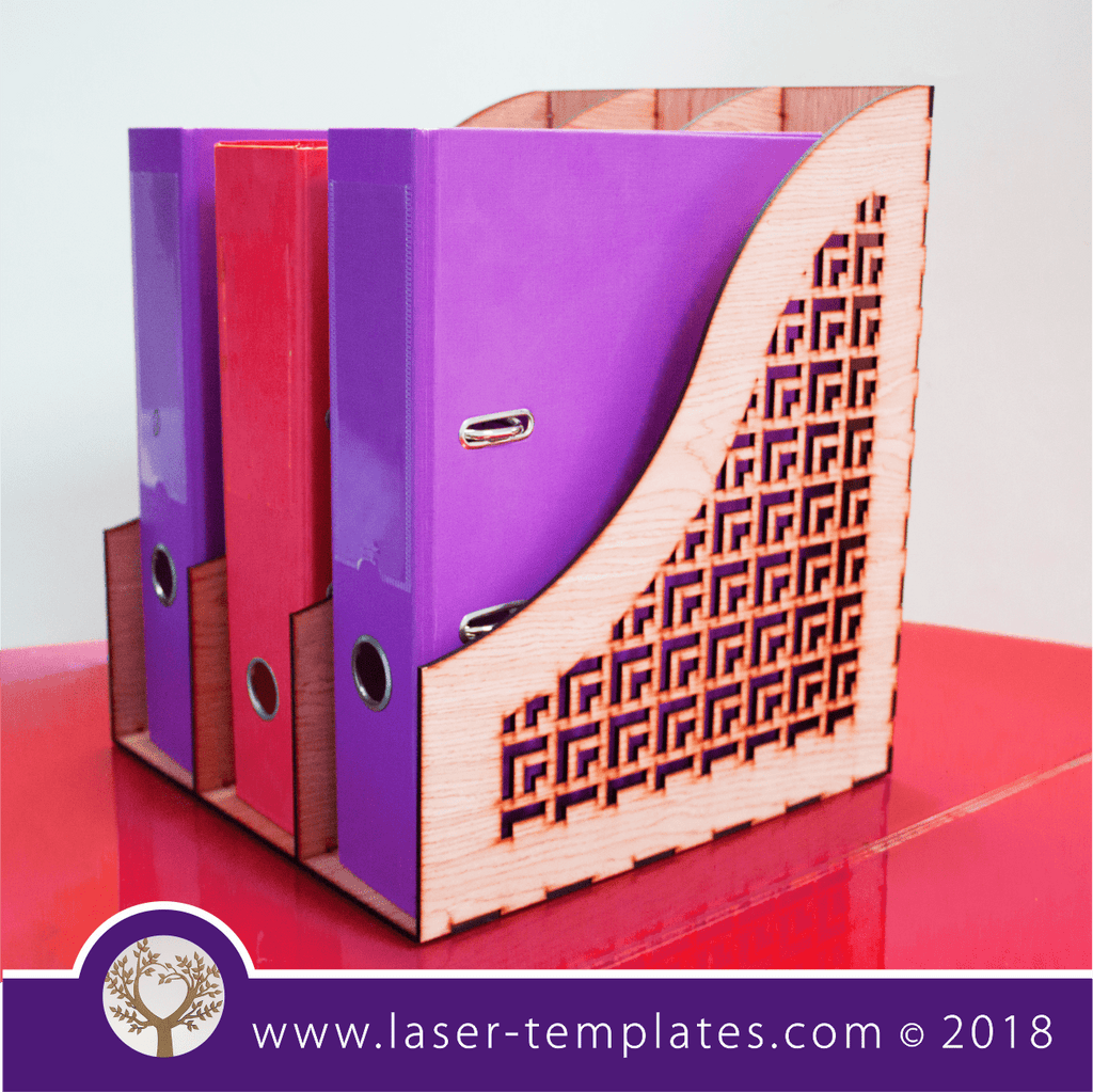 Laser cut template - 3mm Lever Arch File holder – Laser Ready Templates