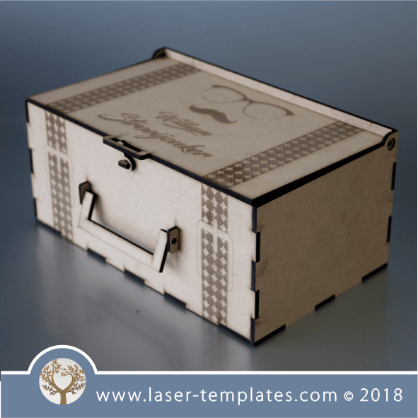 3mm Suitcase with closing mechanism "Strooijonker". – Laser Ready Templates