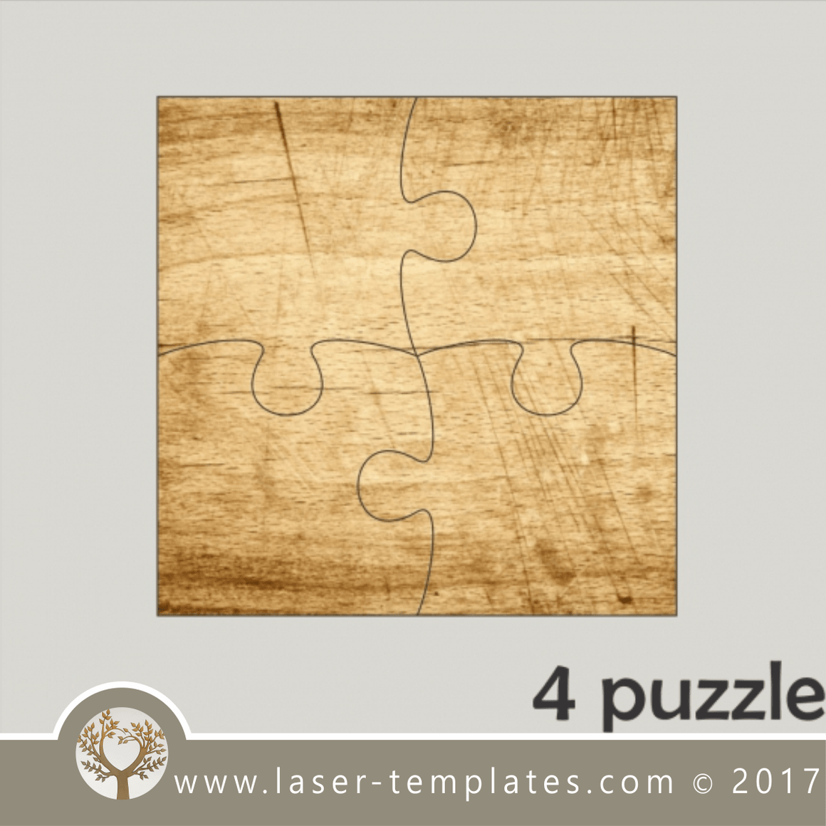 Laser cut Puzzle Templates, Shop Online Vector Designs. – Laser Ready ...