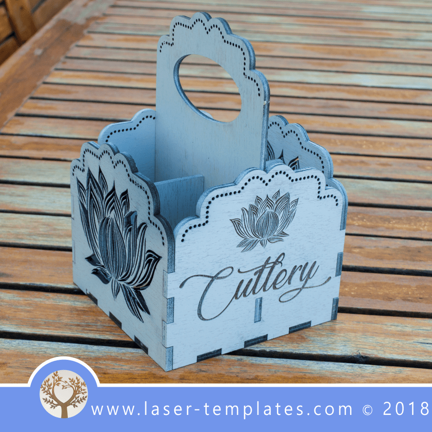 Laser Cut Cutlery Tray Vector Template, Download From The Online Store ...