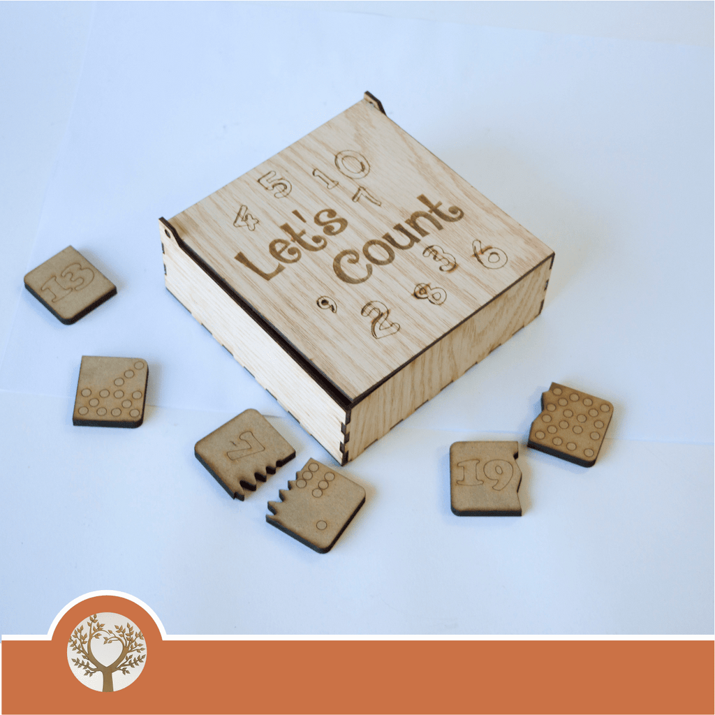 6mm Educational Counting blocks in 3mm box – Laser Ready Templates