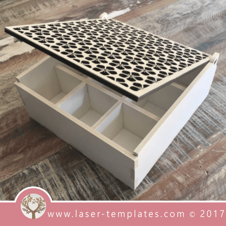 Template Laser cut sorting wooden box. Online store, free designs every ...