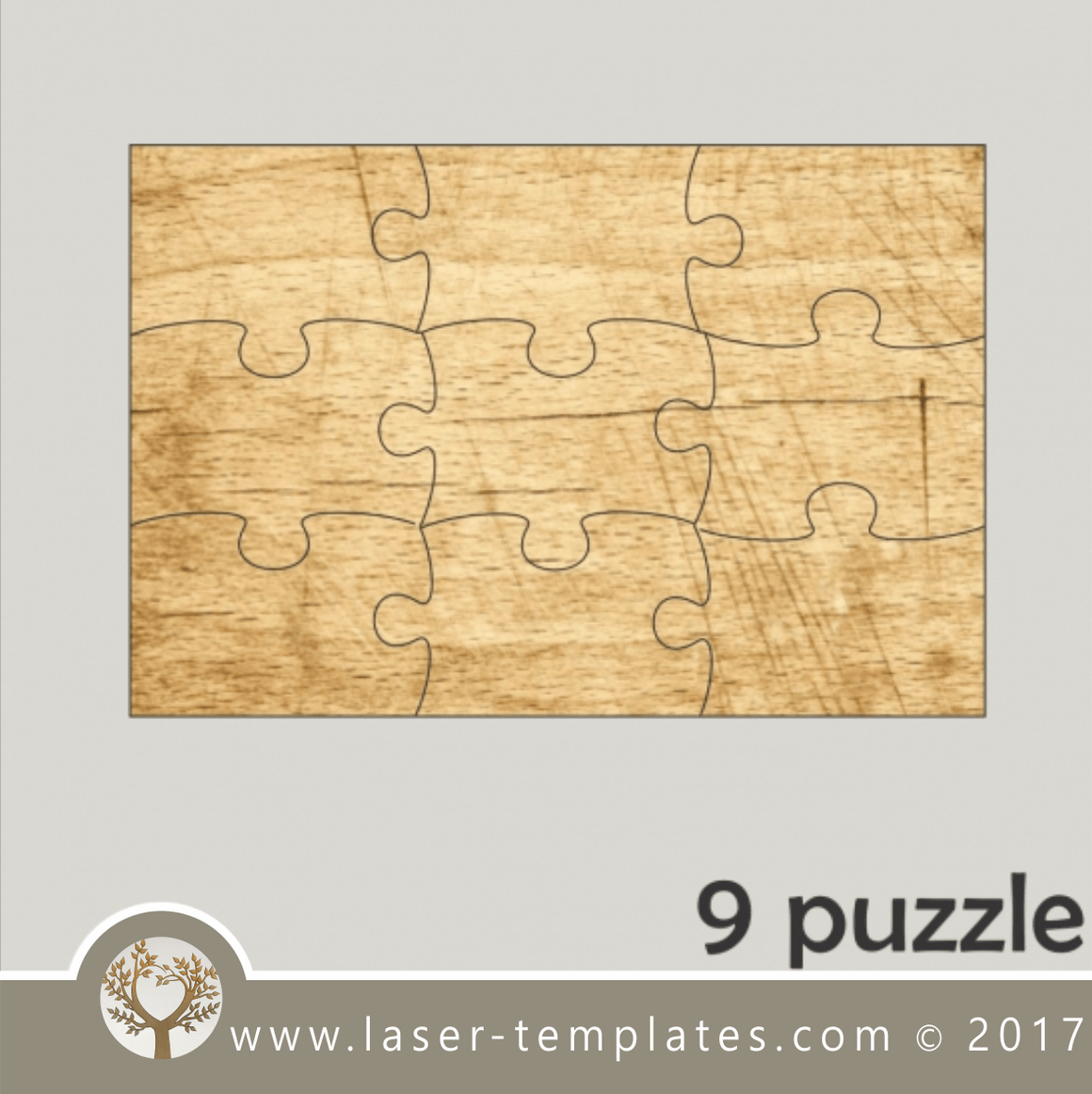 Laser cut Puzzle Templates, Shop Online Vector Designs. – Laser Ready ...