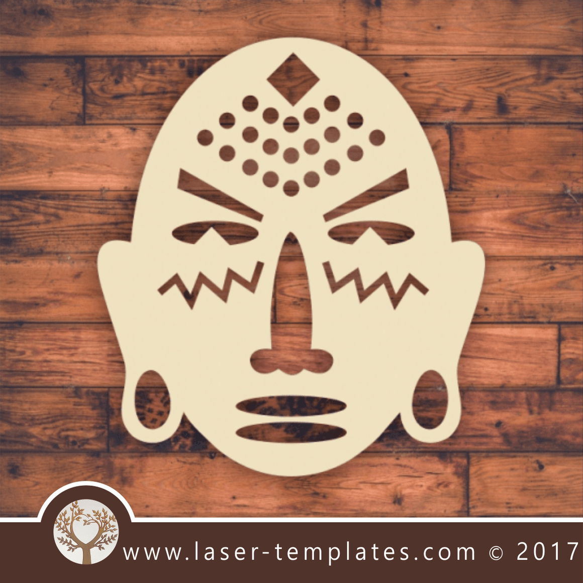 African masks design, download Template for laser cutting. – Laser ...