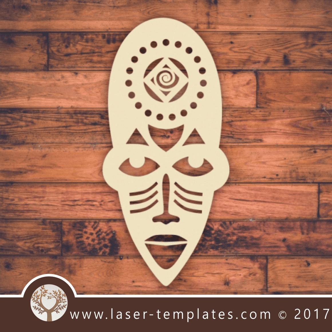 African masks design, download Template for laser cutting. – Laser ...