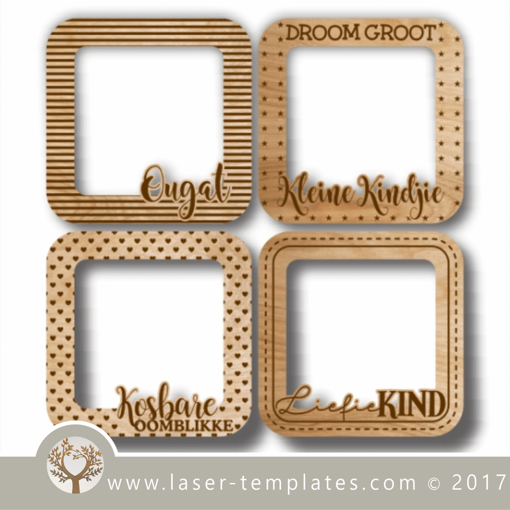 Scrapbook Afrikaans design template download. Laser cut template online ...